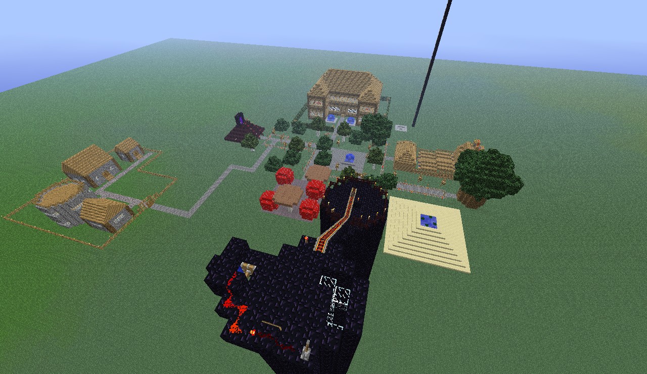 Flat World+Stuff Minecraft Map